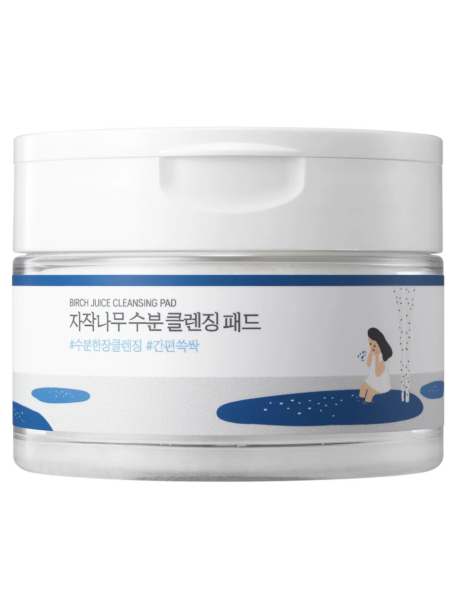 Round Lab Очищающие пэды с берёзовым соком Birch Juice Cleansing Pad 60 шт