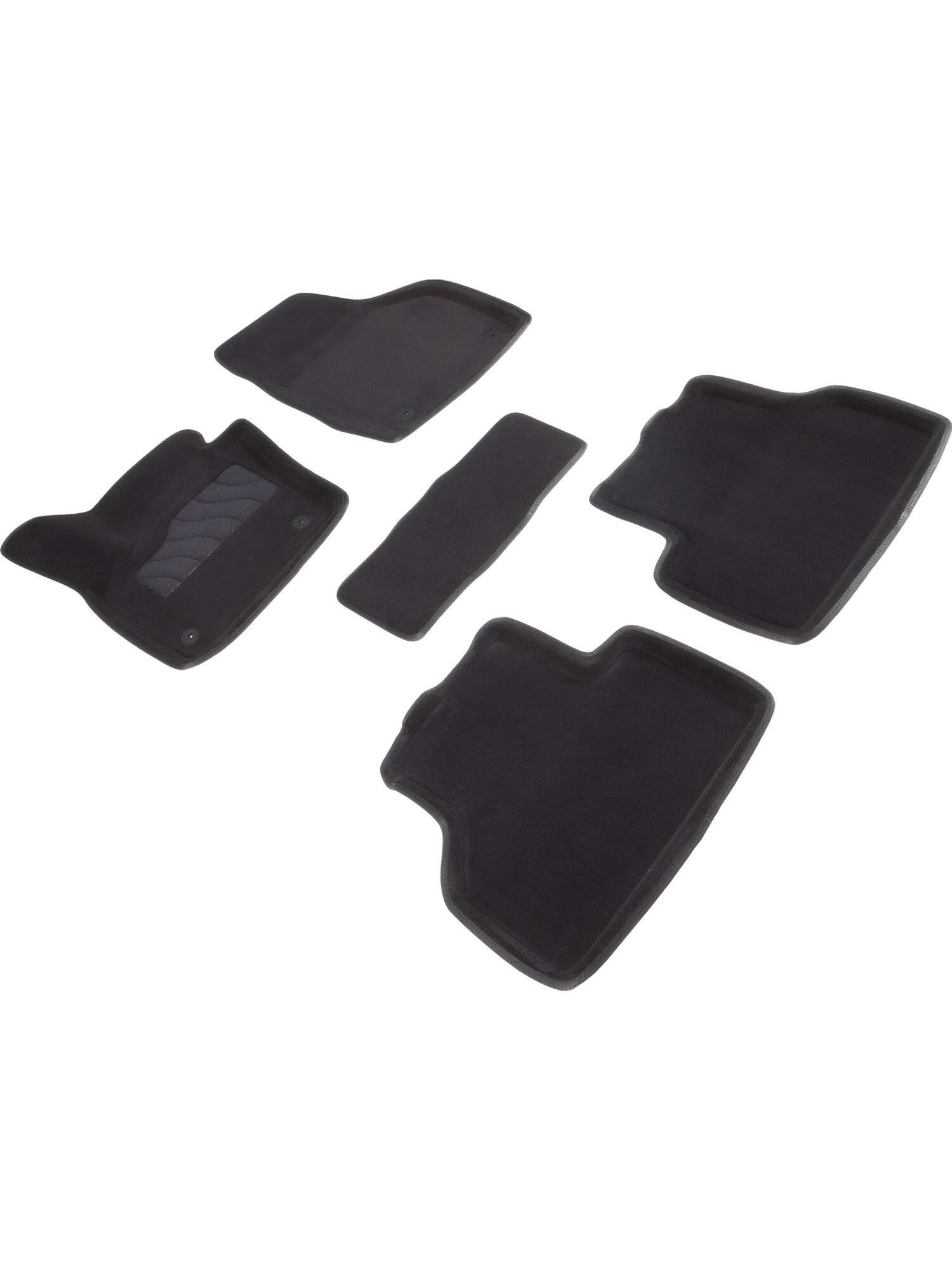Ворсовые 3D коврики Seintex для Audi Q3 2010-2018 (86288)