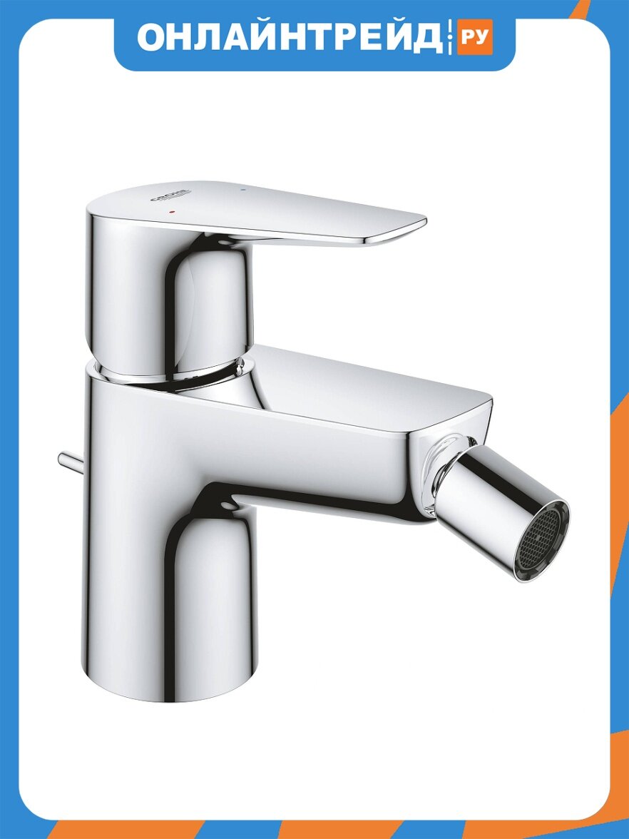 Смеситель для биде Grohe BauEdge New с донным клапаном, хром (23331001)