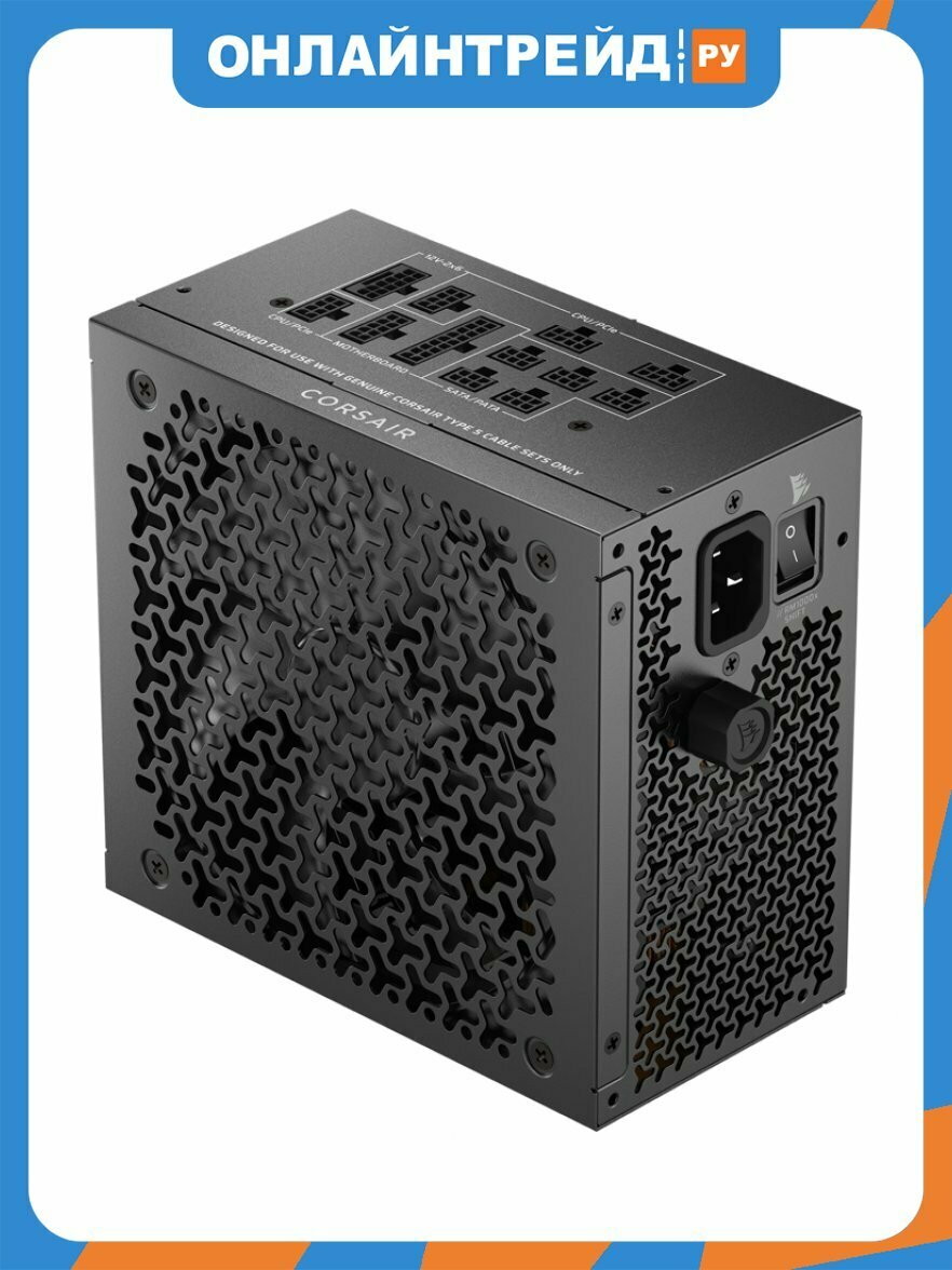Блок питания Corsair RM1000x, 1000W, Cybenetics Gold