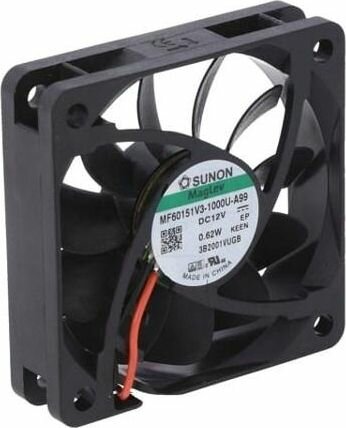 Вентилятор SUNON MF60151V3-1000U-A99 осевой 12В DC 60x60x15 мм подшипник Vapo 29,9 куб. м/ч 21,3 дБА