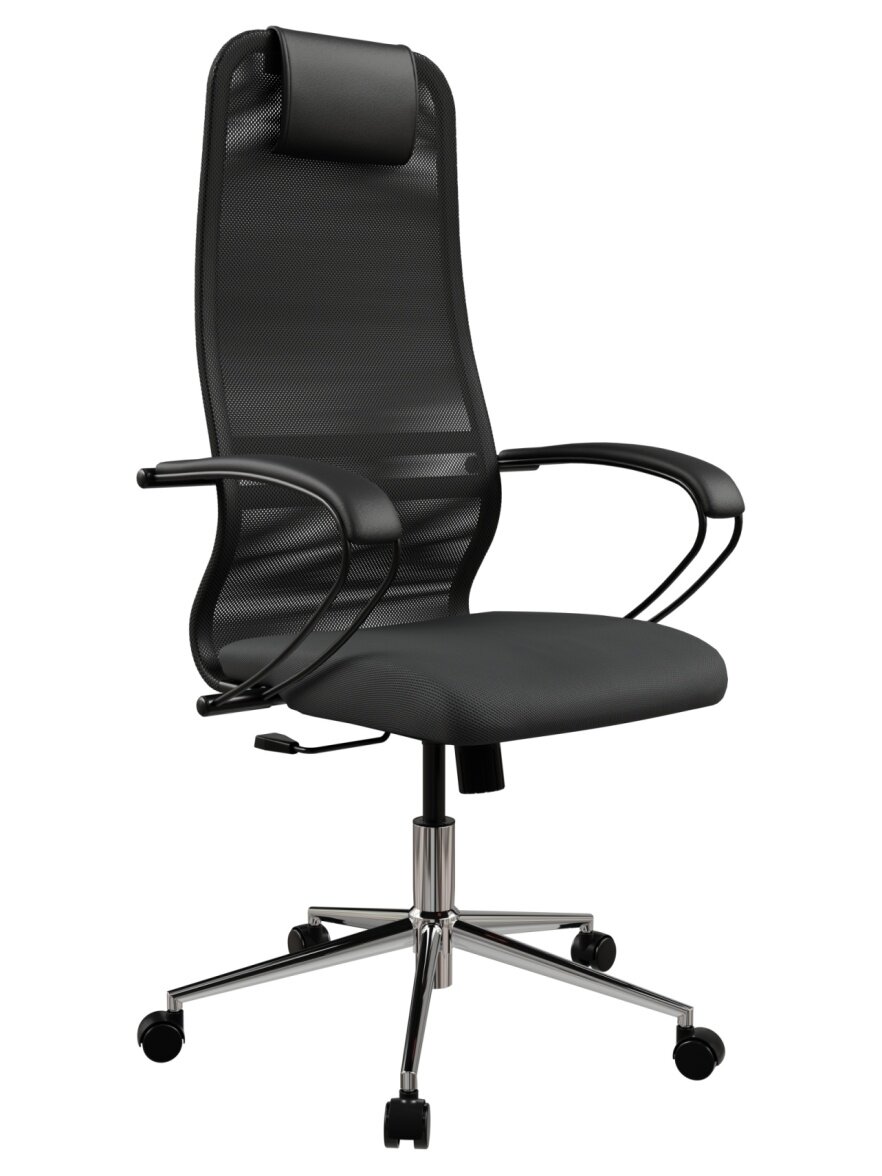 Кресло офисное Ergolife SU-B-8/подл.130/осн.009 Черный