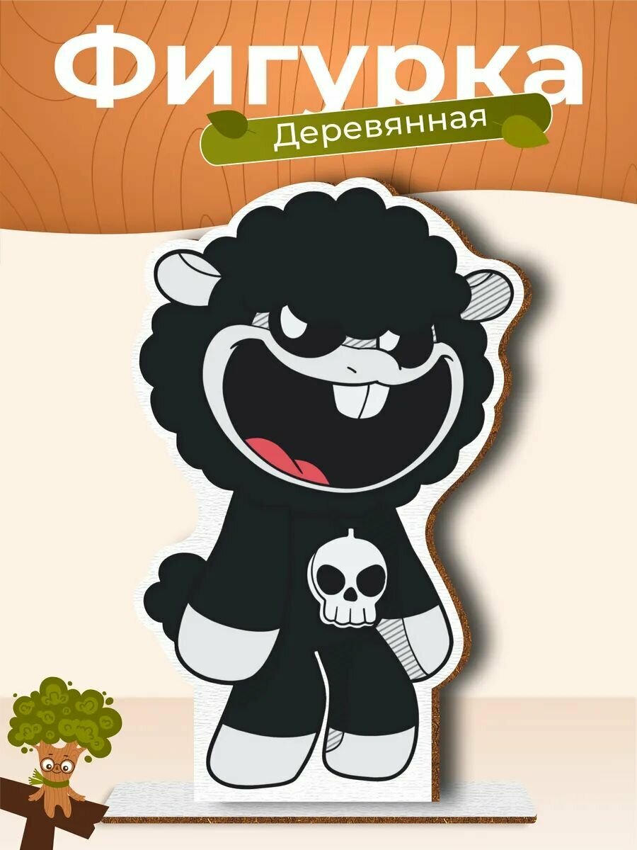 Деревянная фигурка Баба Чопс Poppy Playtime 3