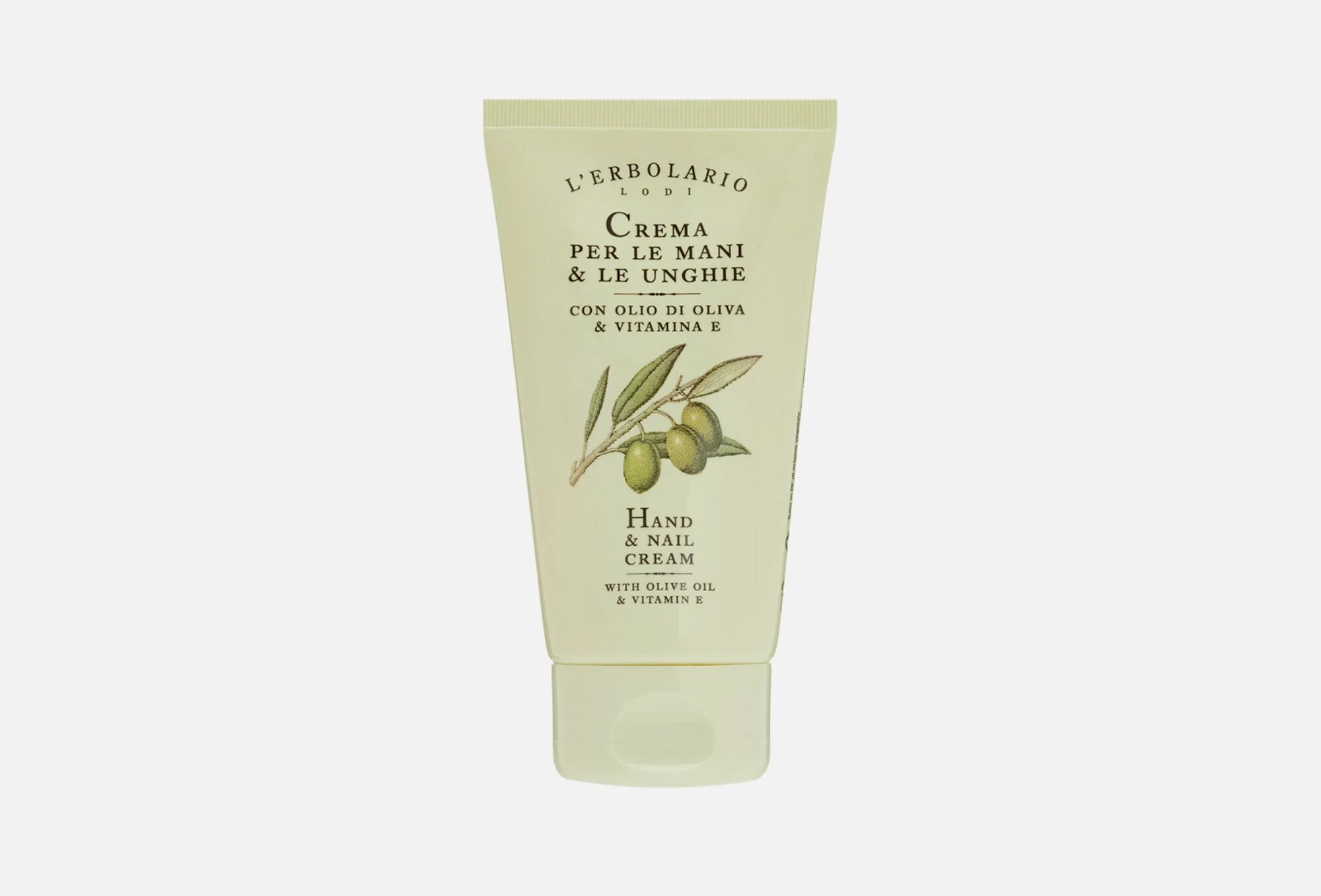 LERBOLARIO olive oil and vitamin E Крем для рук и ногтей 75мл
