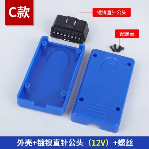 OBD2 разъем 16pin, 12v straight needle