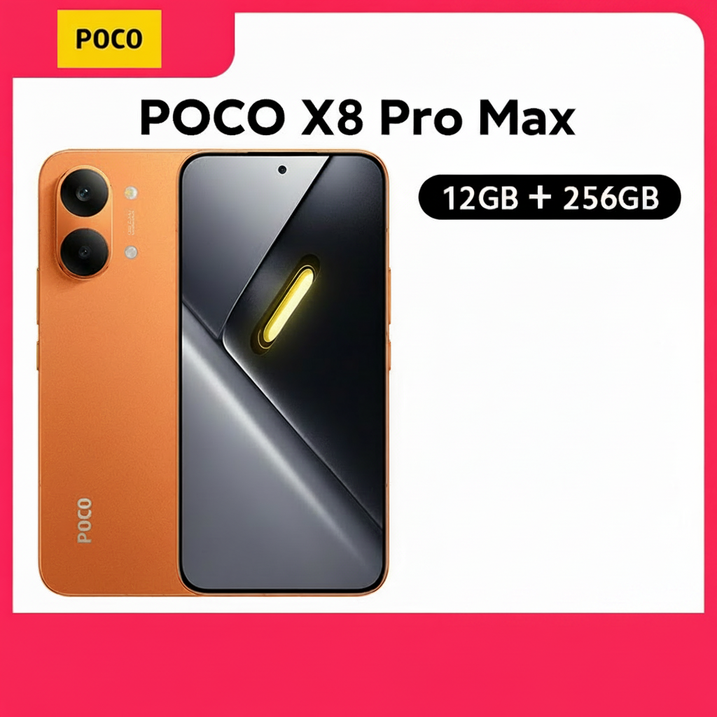Смартфон Poco X8 Pro Max, 12/256ГБ, global