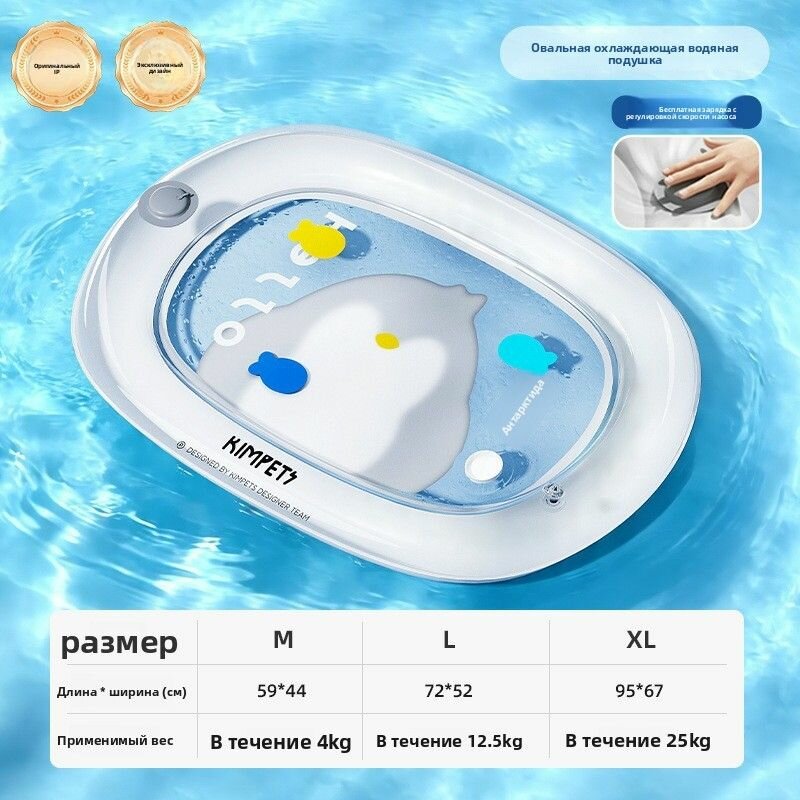 Водная охлаждающая подушка для кошек и собак, летняя, разных размеров, для комфортного отдыха