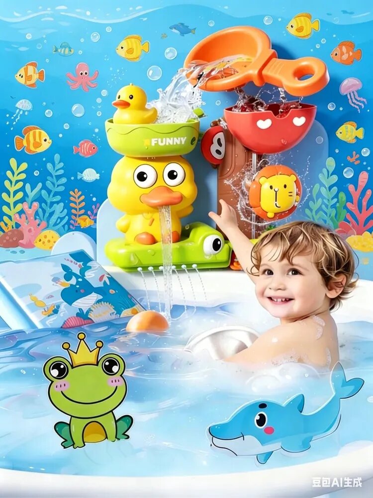 Игрушки для ванной детские шестеренки для малышей