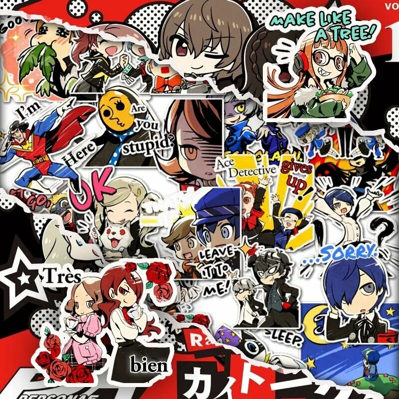 Стикеры Persona: Рен Амамия, Рюдзи Сакамото