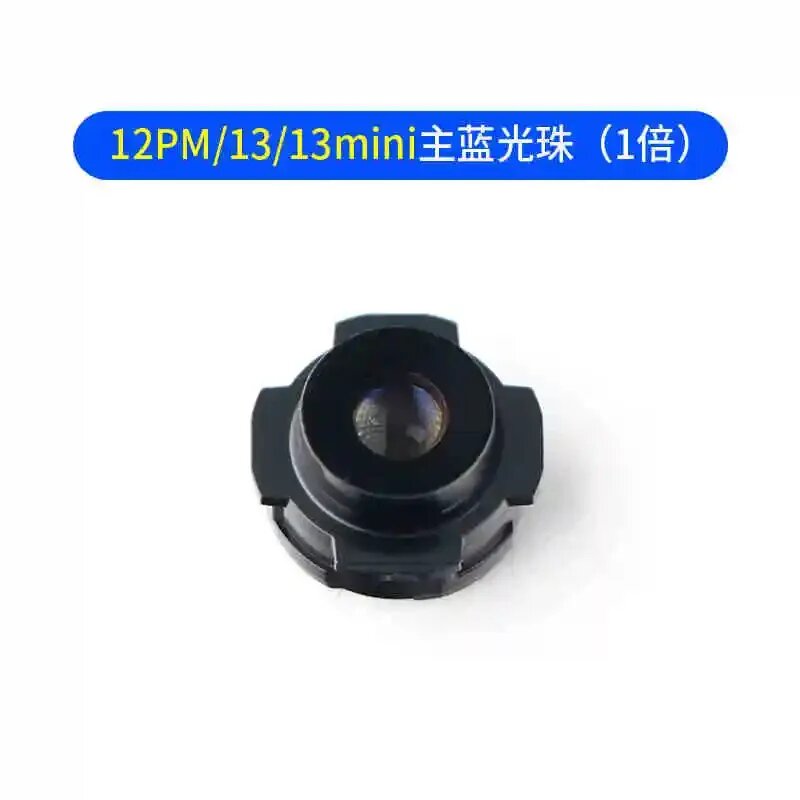 IPhone X XS 12 13PM камера синие световые бусины 14Pro 15Max задняя большая камера 12PM 13MINI 1x