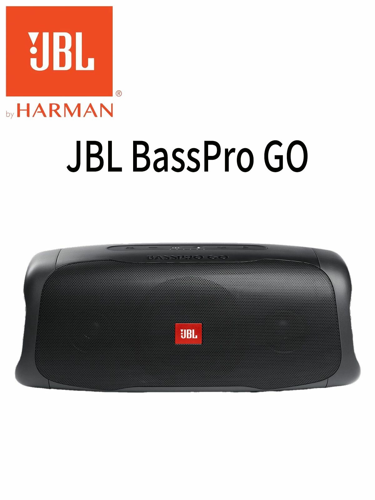 Портативная колонка JBL BASS PRO Go, водонепроницаемая, Bluetooth 4.2, 20 Вт