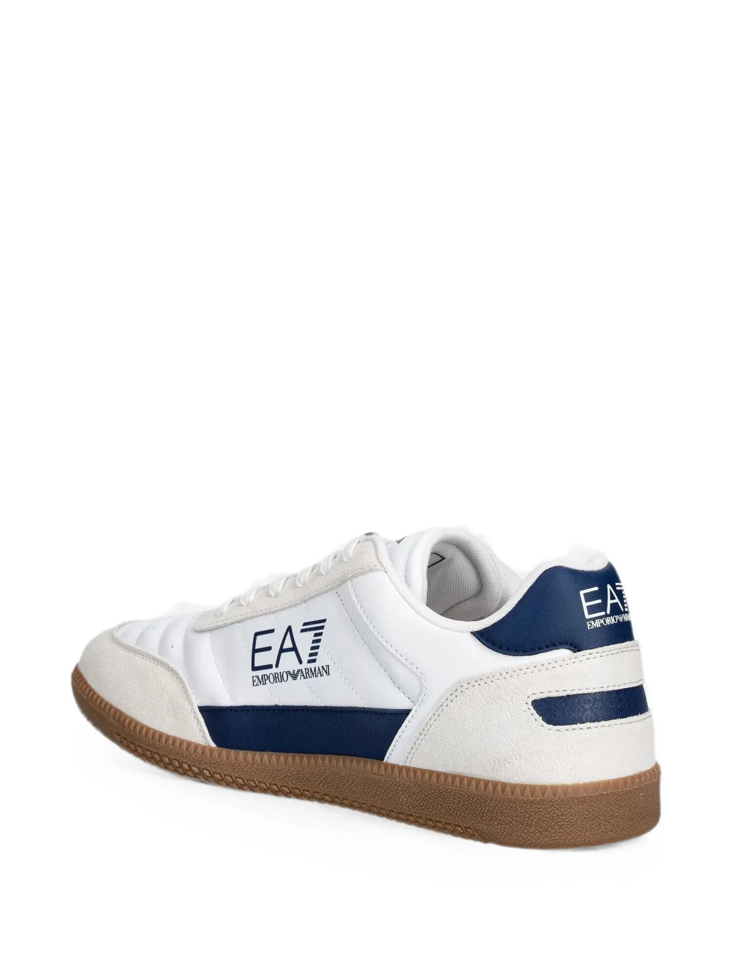 Кроссовки EA7 EMPORIO ARMANI, размер 10.5, бежевый/белый — фото 1