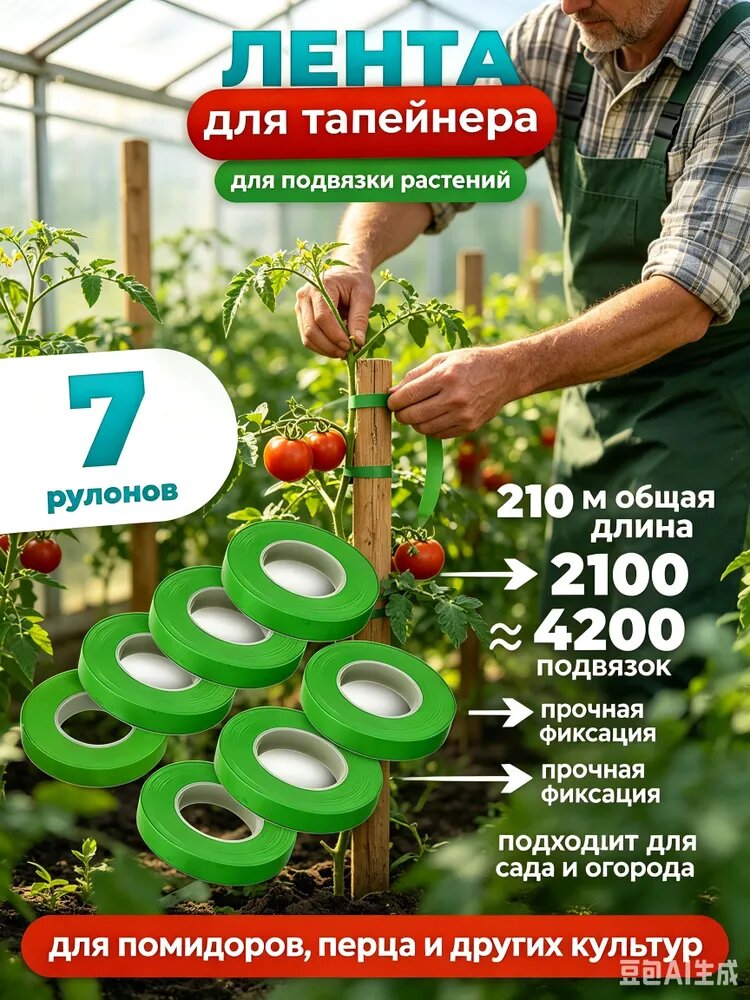Аксессуары для тапенера лента 2100 см 7 шт