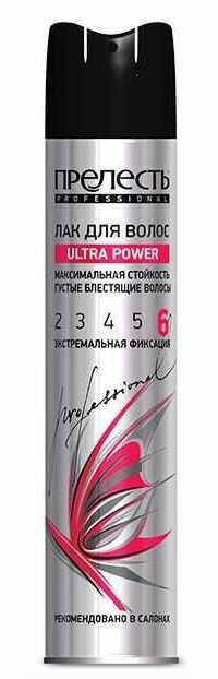 Лак для волос Прелесть Professional Ultra Power, Экстремальная фиксация, 300 мл