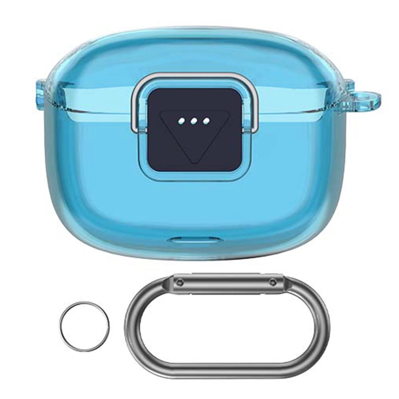 Чехол для JBL Tune Buds 2 APWIKOGER Голубой, Transparent Blue
