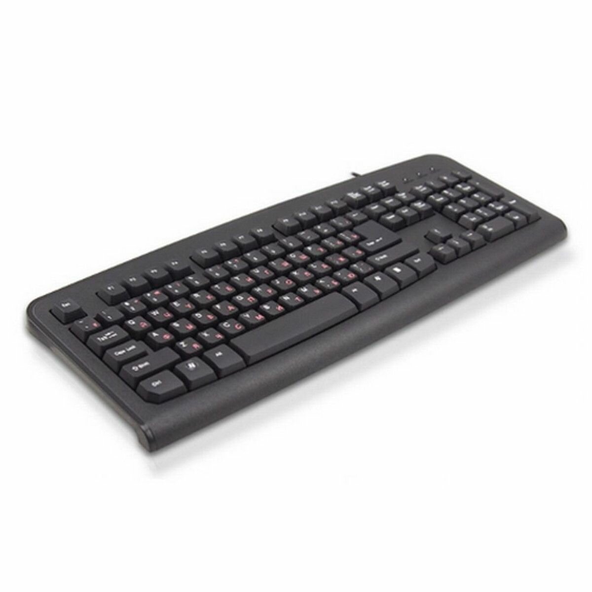 Клавиатура проводная Lime K-0494 RLSK USB Standart Black 104 keyboard with RUS/LAT keys and Special scroll key