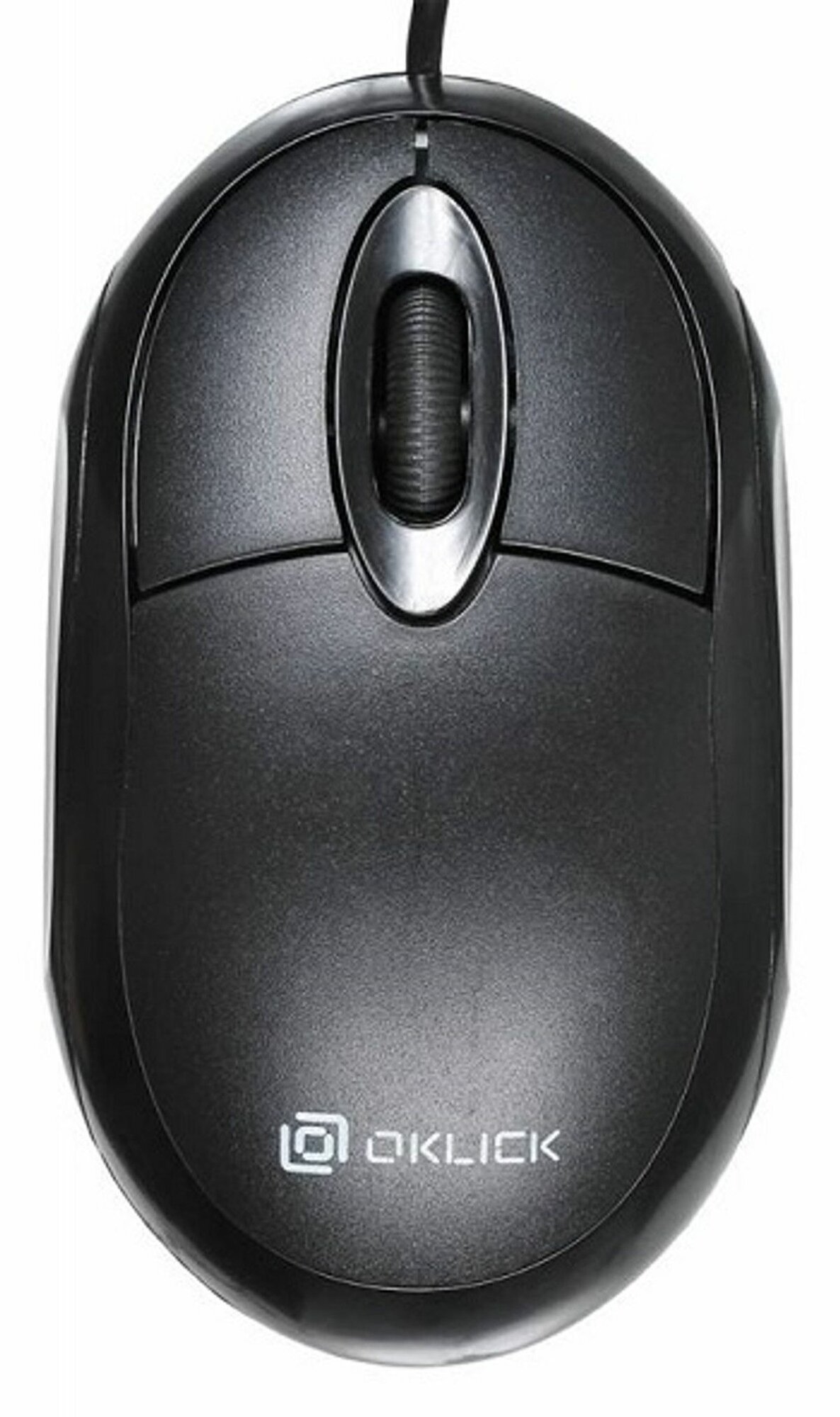 Мышь проводная Oklick 105S черный, 800 dpi, USB, кнопки - 3