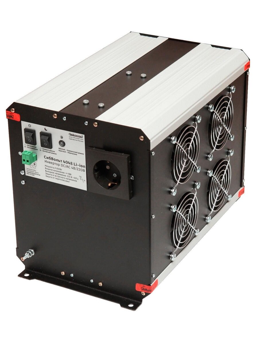 Инвертор Сибконтакт DC-AC, 48В/4000Вт Li-ion СибВольт 4048