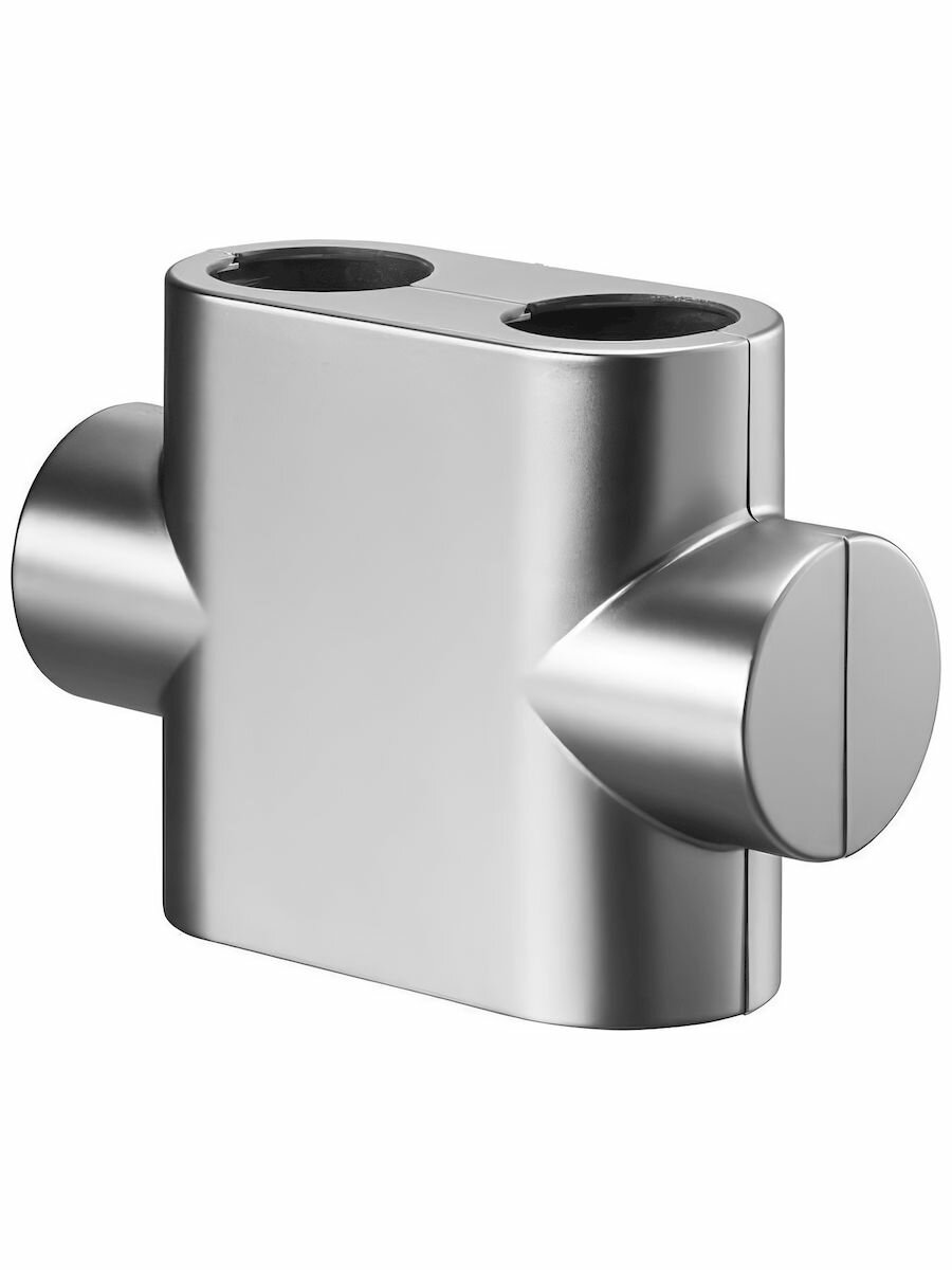 Декоративная крышка Oventrop для Multiblock T/TU проходная, матовая сталь, 1184090