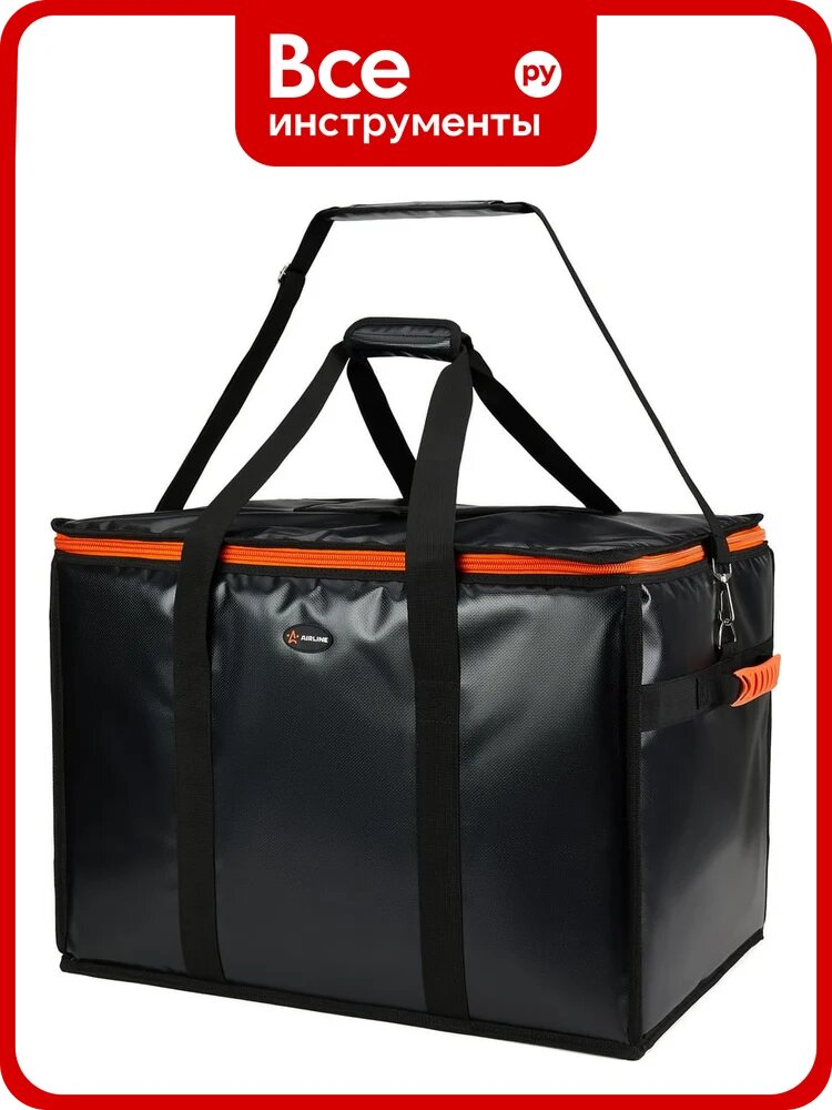 Сумка-холодильник Airline BIG SIZE, 100 л, 58x42x42 см, черная ADCB029