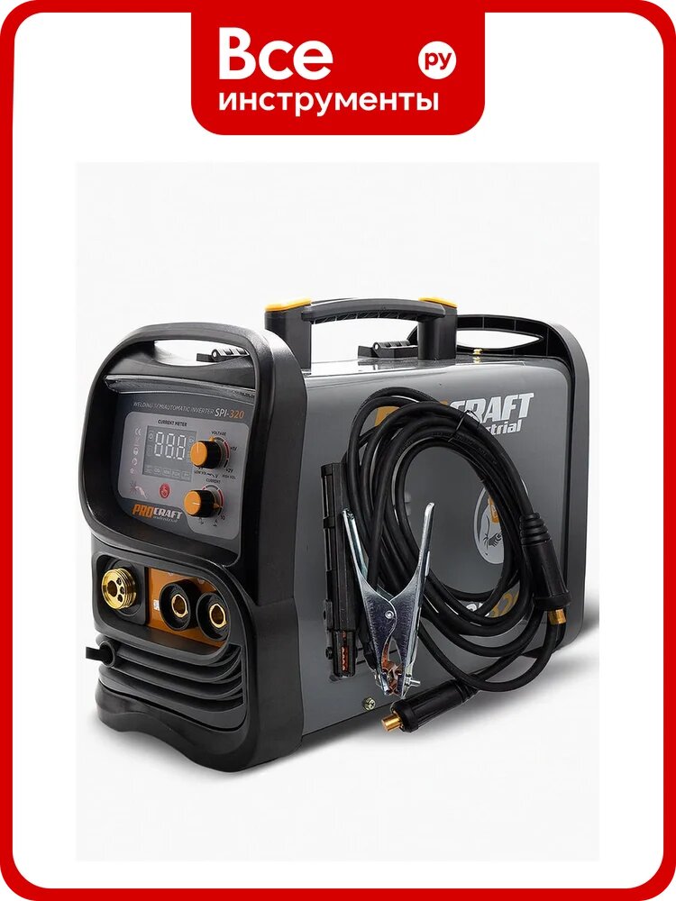 Инверторный сварочный полуавтомат PROCRAFT Industrial SPI320 SPI-320