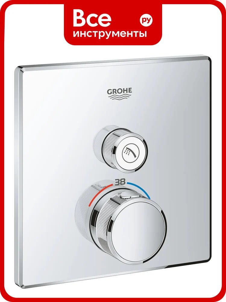 Термостат для ванны и душа GROHE Grohtherm SmartControl комплект верхней монтажной части