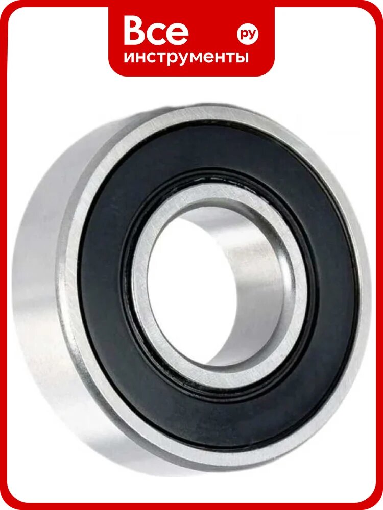 Подшипник ZKL 6211 2RS 55x100x21 мм ТД029096, обойм и узла, шариковый радиальный, корпус с уплотнителем
