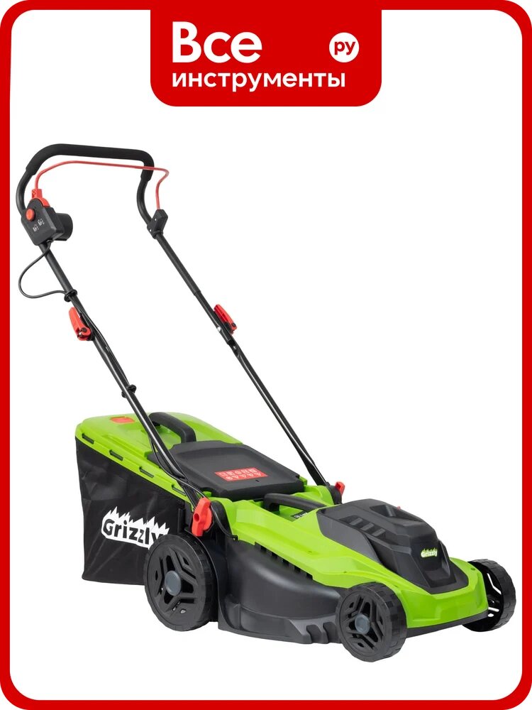 Газонокосилка Grizzly SKY-49, электрическая, 45 л, 38 см, 11,5 кг