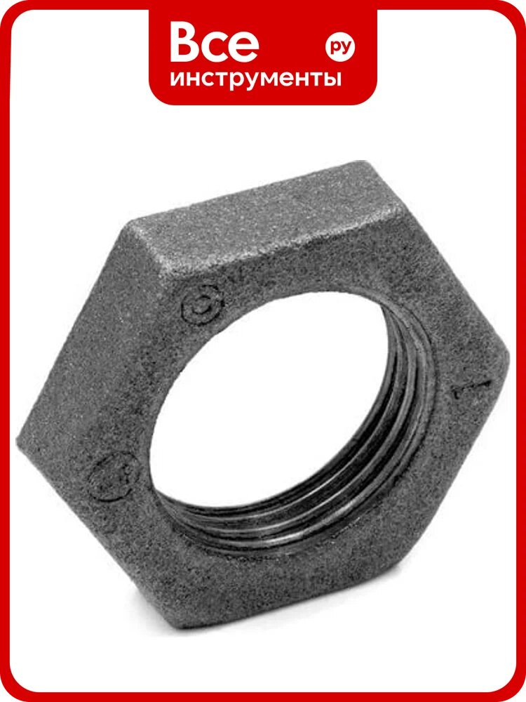 Контргайка чугун Fittex PLUS Ду 80 3 128-0871, внутренняя резьба тип 3F, фитинг для внутреннего соединения