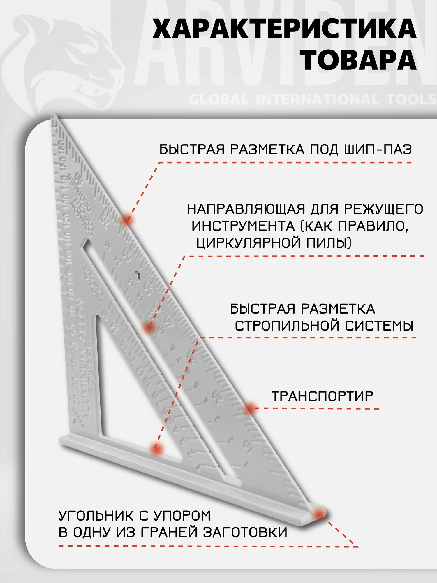 Угольник свенсона 180 мм — фото 1