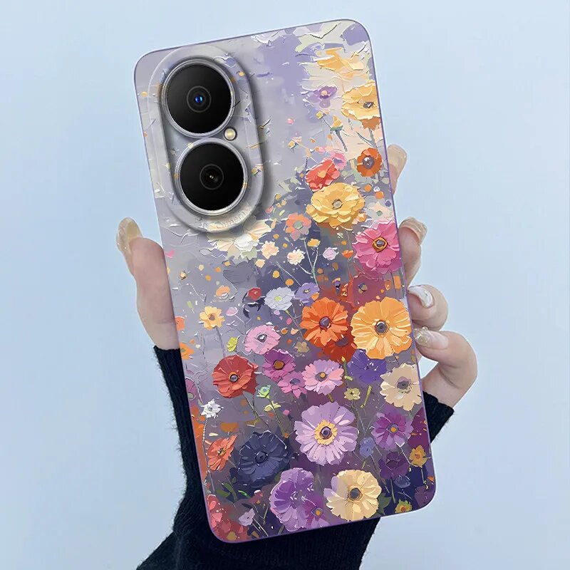 Чехол для Huawei Nova Y73 Cute Panda Sweet Girls Cats, силиконовая мягкая задняя крышка ZI-TYZI0911