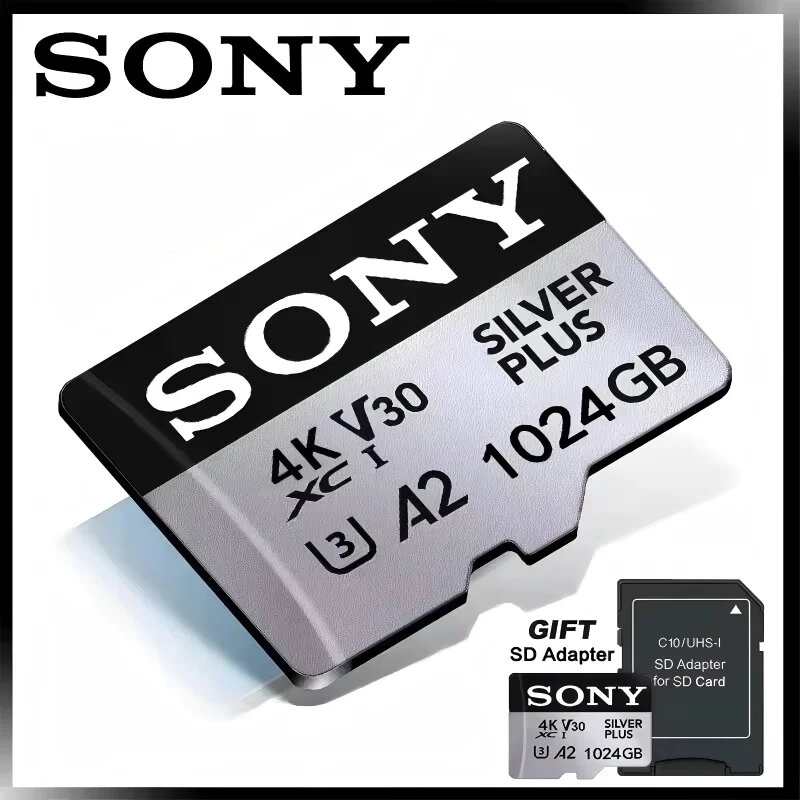 Карта памяти Sony 1024 ГБ, 512 ГБ, 256 ГБ, 128 ГБ, TF micro SD-карта, класс V30 UHS-1, флэш-карта, карта памяти Microsd для смартфонов и ПК