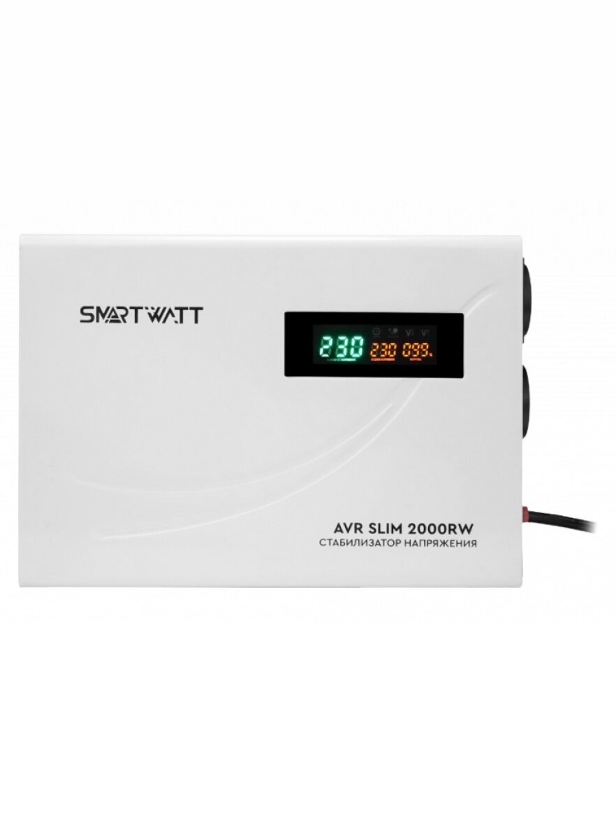 Настенный стабилизатор напряжения Smartwatt AVR SLIM 2000RW