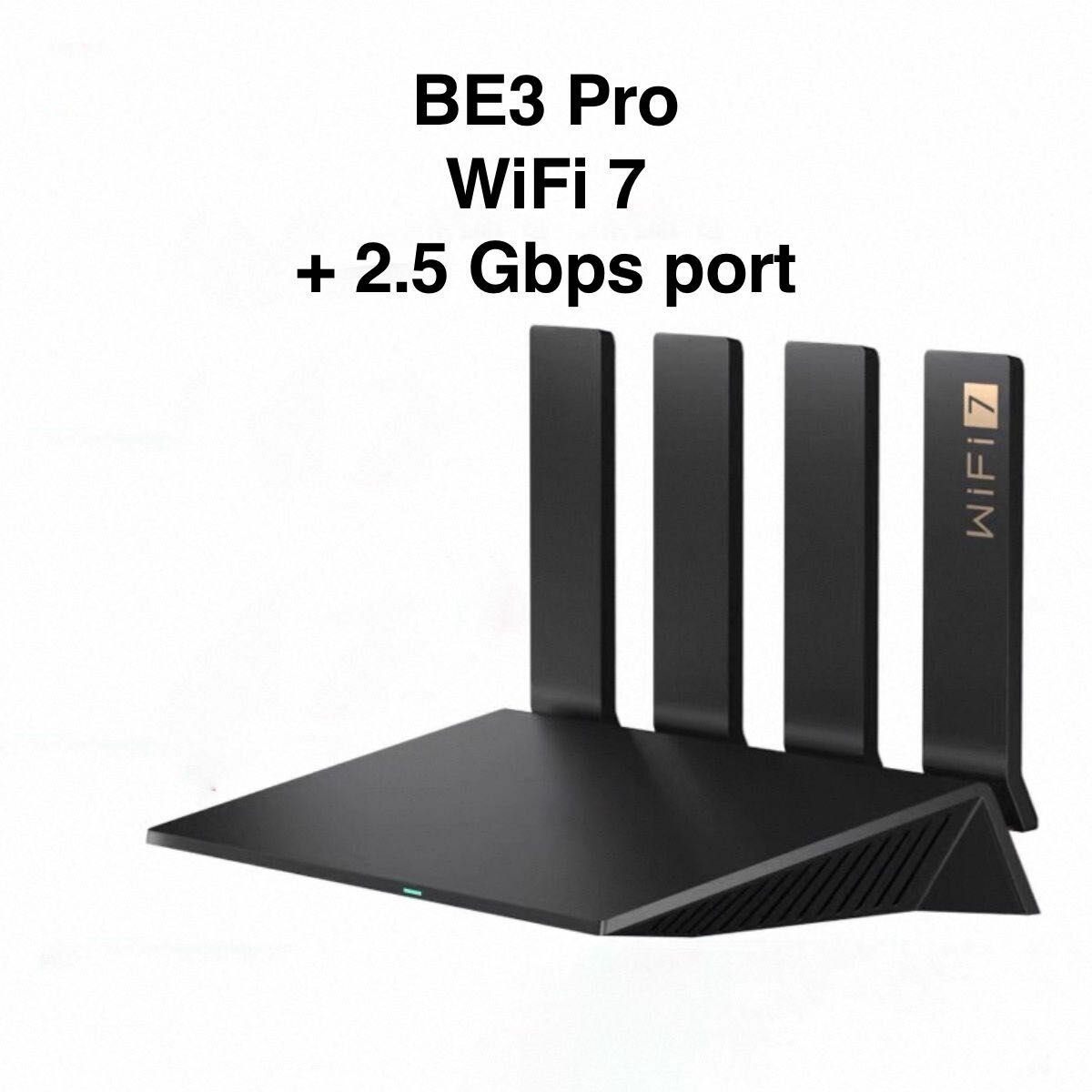 Роутер WiFi BE3 Pro (Wi-Fi 7 3600Mbps) 3 Port -1G / 1Port-2.5G, DAYUA-BE32