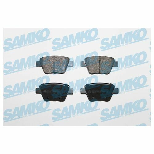 Колодки тормозные дисковые (комплект 4 шт.) Samko 5SP1608