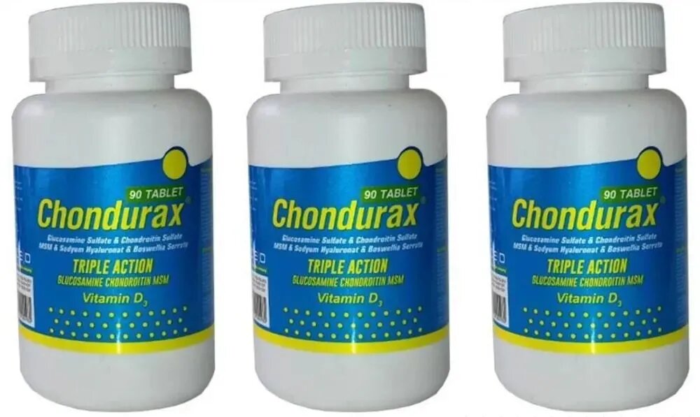 Chondurax 90 / Хондуракс Глюкозамин 90 таблеток для ноября при заболеваниях мышц и суставов