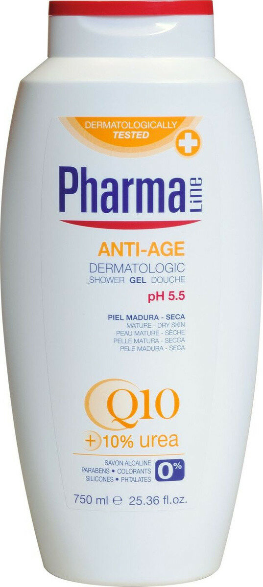 Гель для душа Pharmline Anti Age, 750мл, (1 шт)