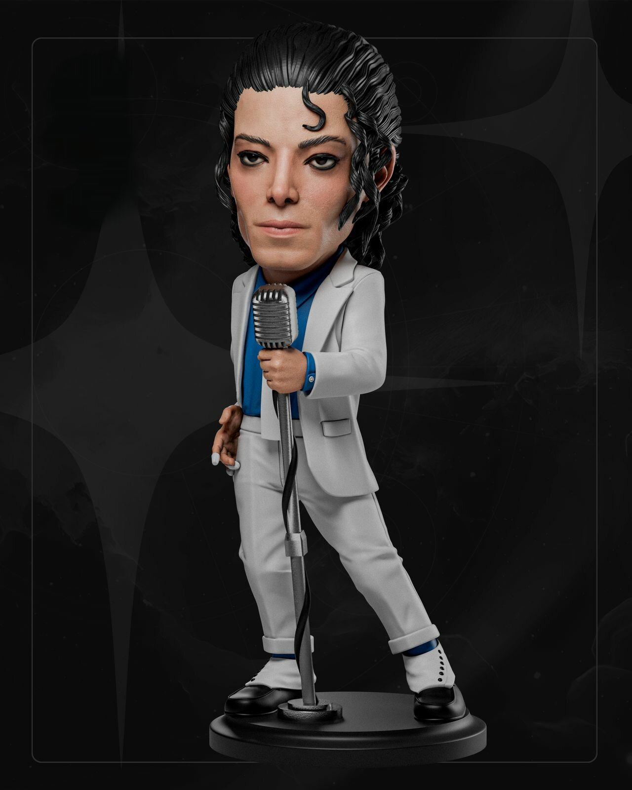 Сборная модель Michael Jackson, 128мм для покраски
