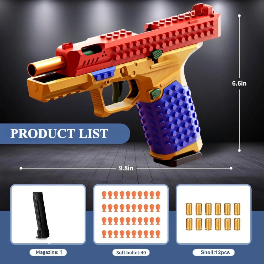 Игрушечный пистолет SIG17 для детей и взрослых Set B