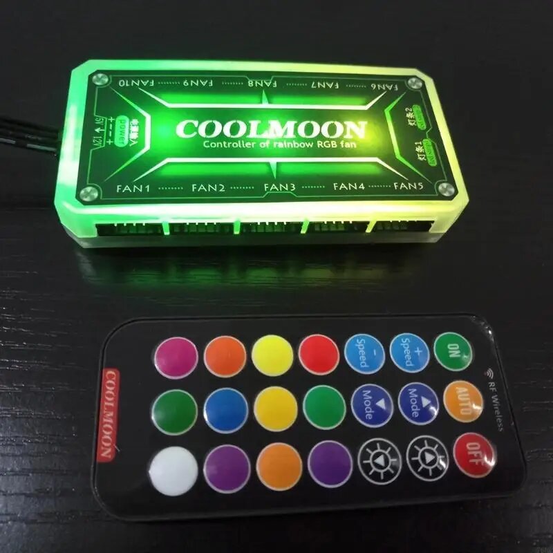 COOLMOON RGB контроллер подсветки для вентиляторов