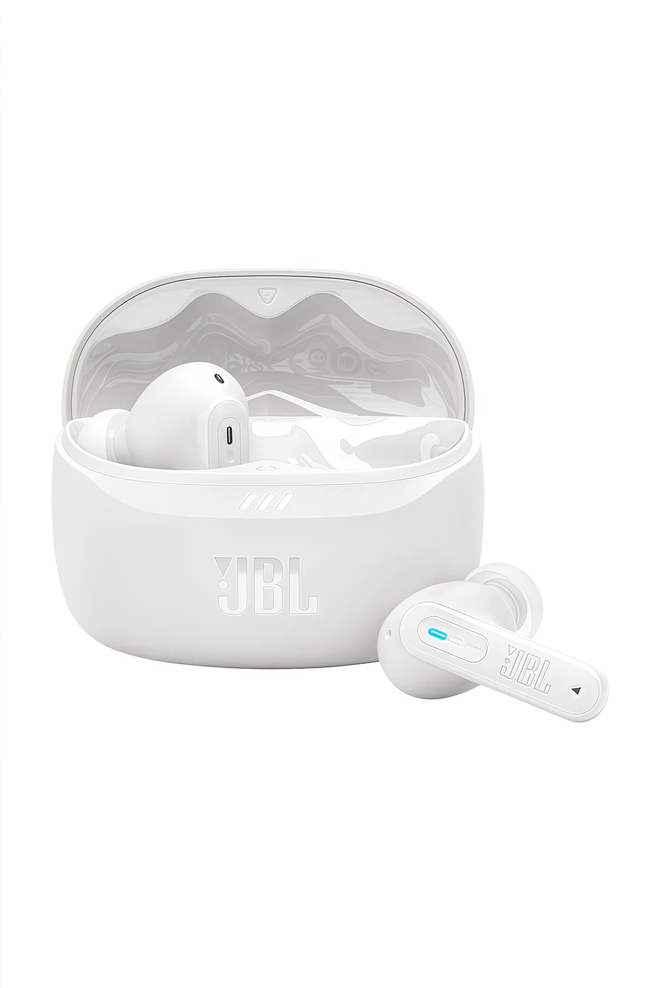 Беспроводные наушники JBL Tune Beam 2, TWS наушники с шумоподавлением, (White) белый