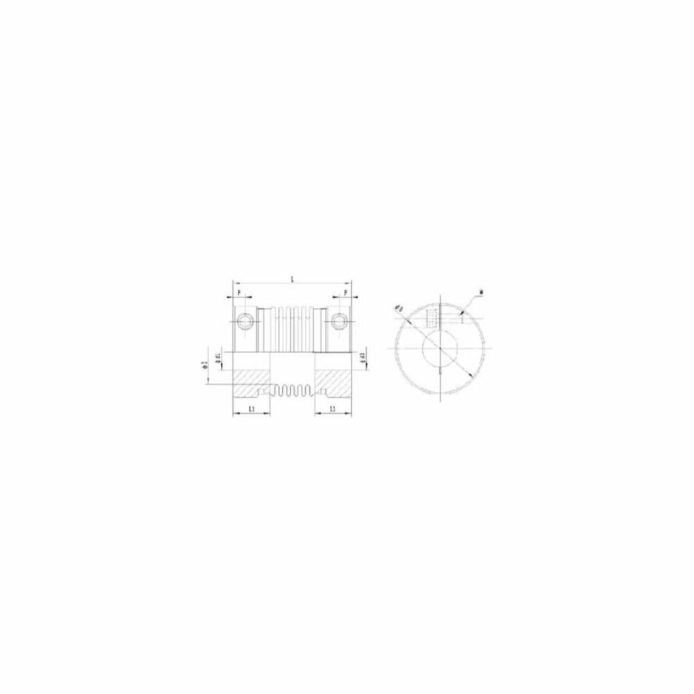 Муфта TECHNIX соединительная BC32-C BC32CTECHNIX — фото 1