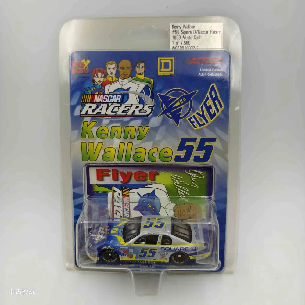 Машинка Action NASCAR 1/64 Monte Carlo Ford Pontiac Taurus Thunderbird MM Die-cast Alloy Car Model Collection Display Gift