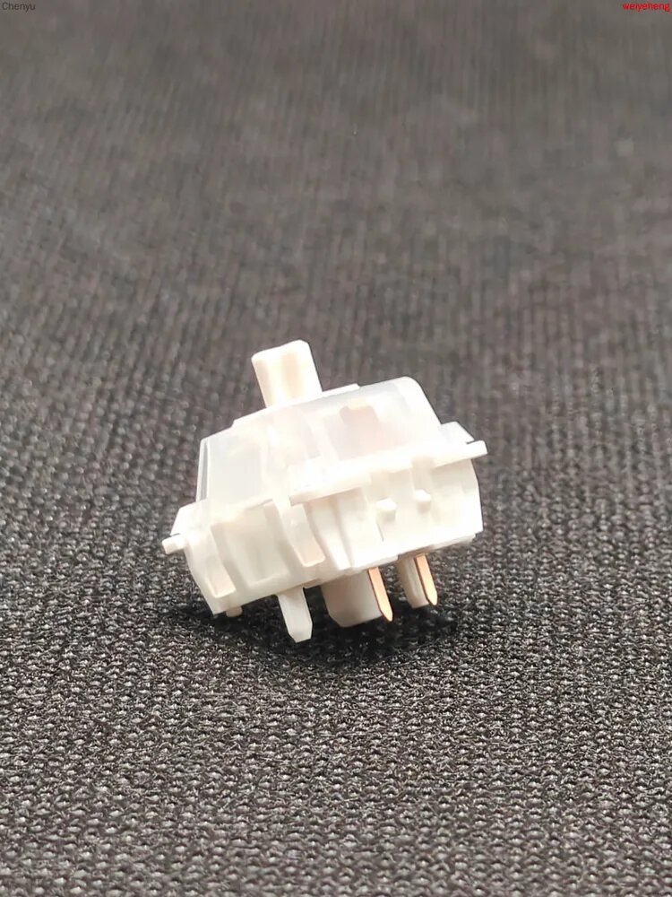 Механические переключатели (свитчи) Cidoo Pearl White Switch, QK61 V2, 70 штук, Линейные, Смазаны, 5-pin