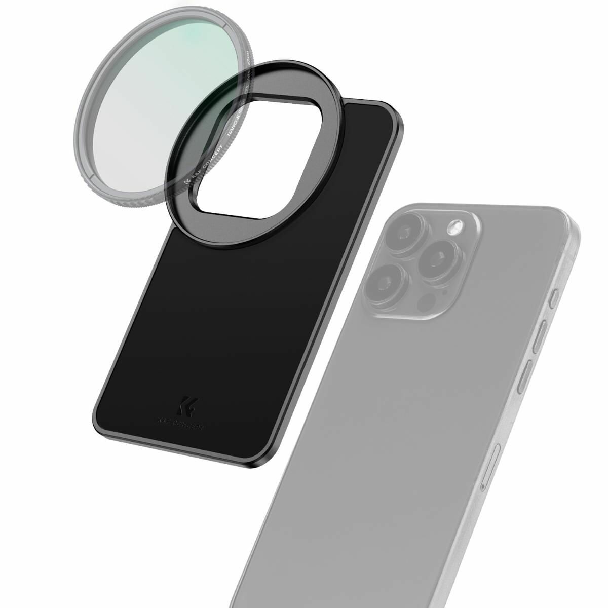 Магнитный адаптер K&F Concept для фильтров 67 мм, совместим с iPhone 6.7" (Pro Max/Plus) крепление MagSafe