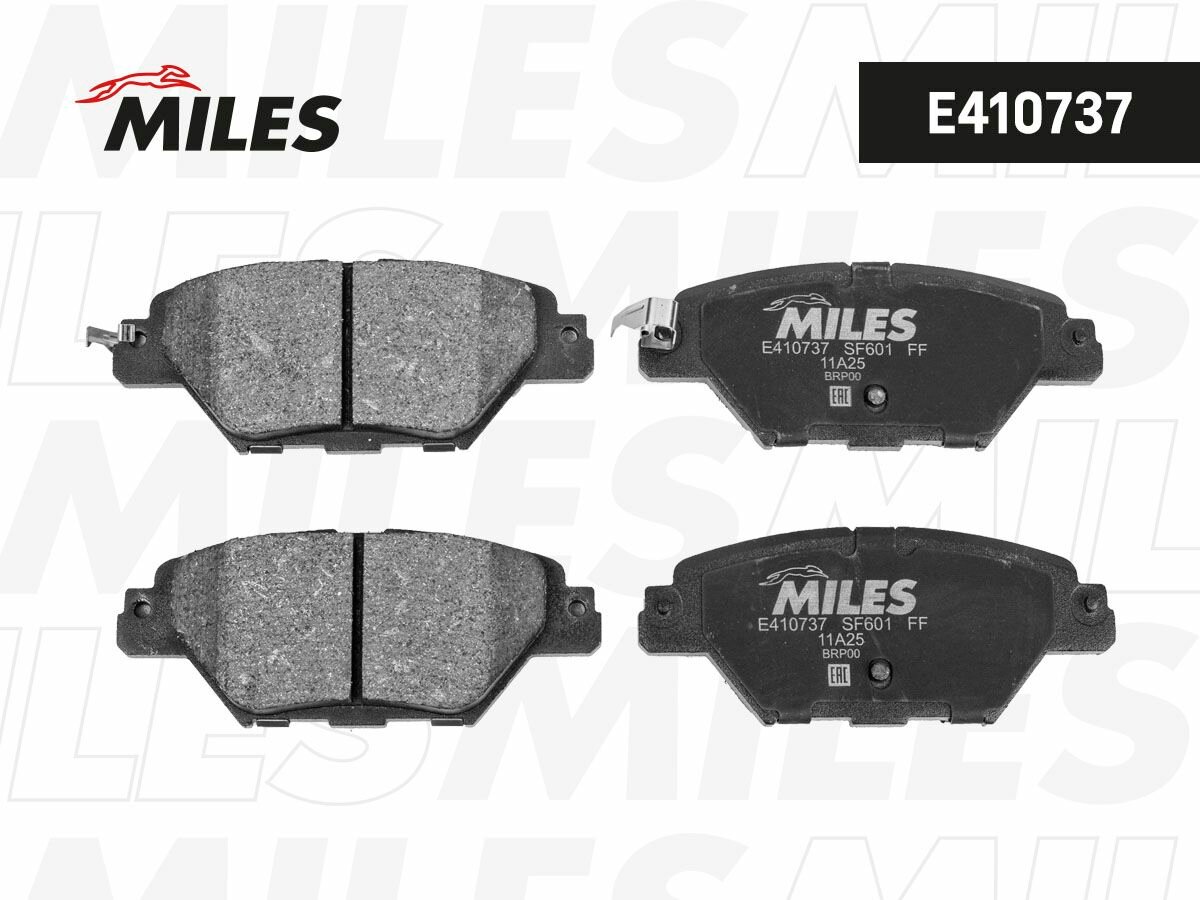 MILES Комплект тормозных колодок, дисковый тормоз MAZDA CX-8 (KG) RHD (JP) / MAZDA CX-9 (TC) E410737