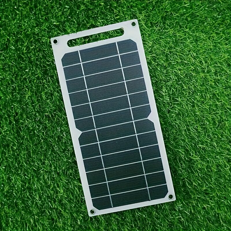 Портативная солнечная панель 10W 5V с USB-выходом, белая, зарядное устройство для outdoor и дома
