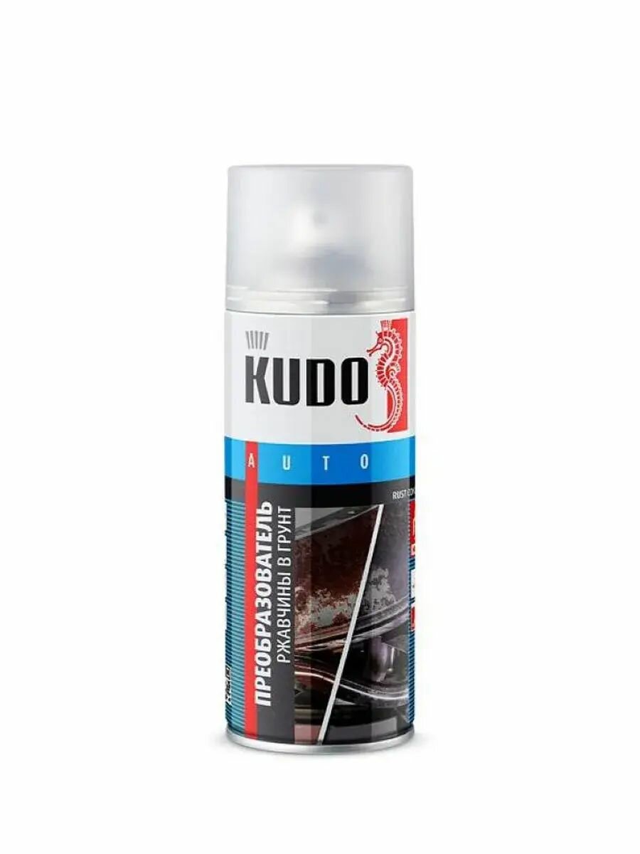 Преобразователь ржавчины KUDO KU2601 520мл, аэрозоль, черная пленка