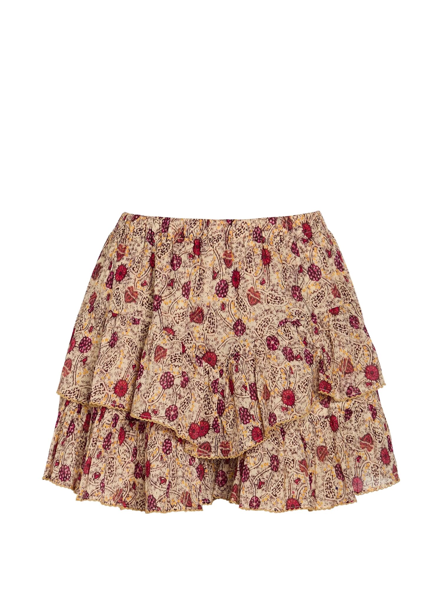 Юбка Floral-pattern mini skirt