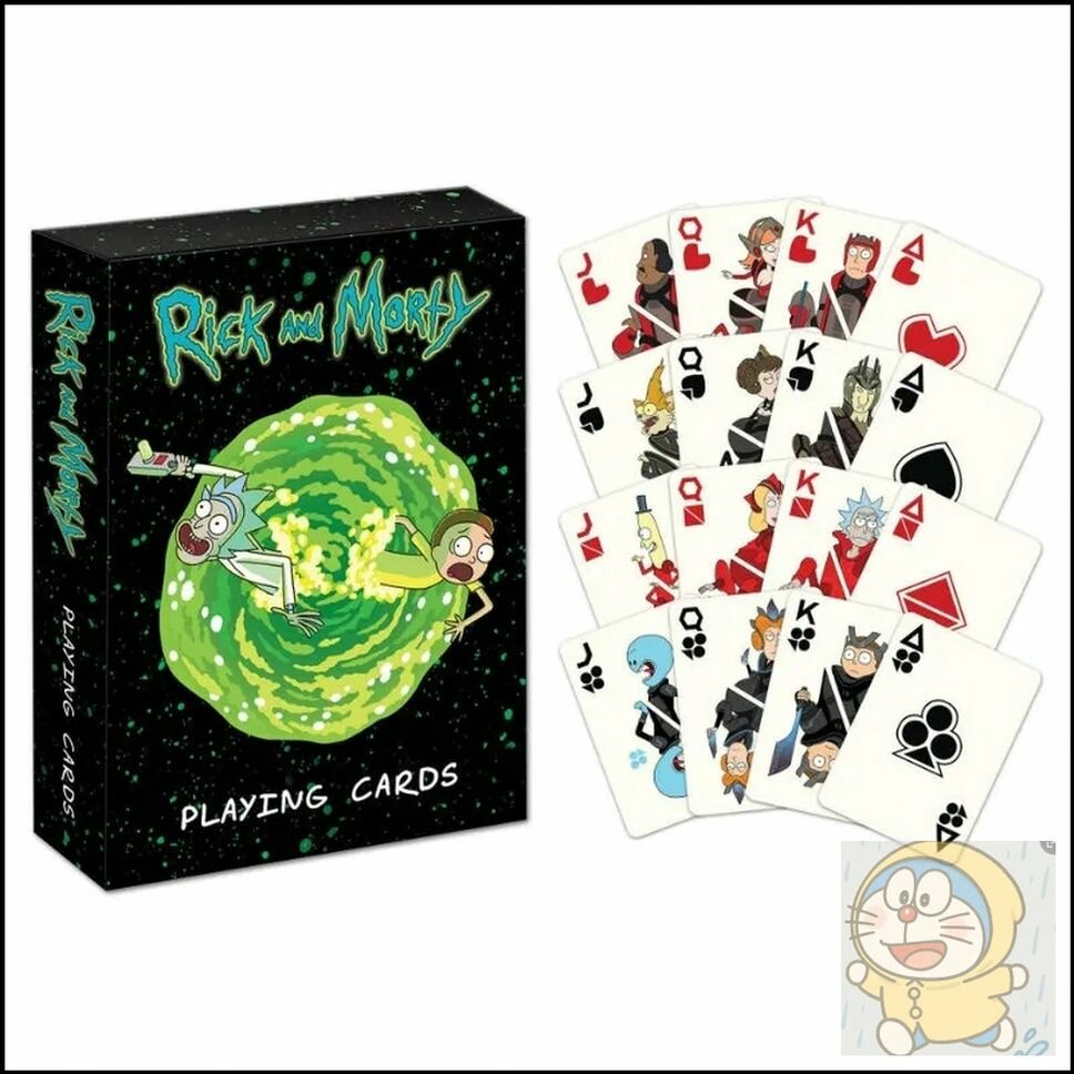 Карты игральные Рик и Морти / Rick and Morty колода 54шт